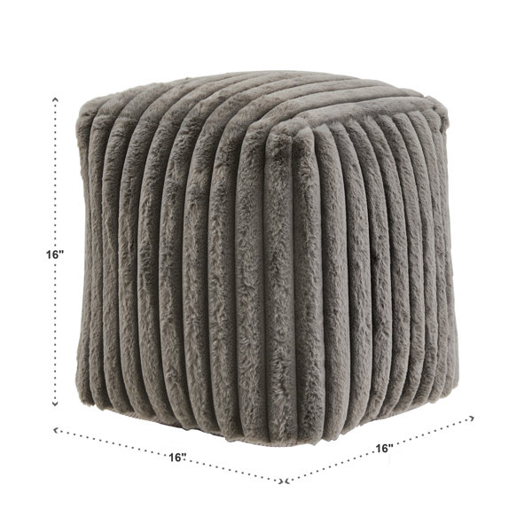 Willa Arlo™ Interiors Doniphan Upholstered Square Pouf Ottoman & Reviews | Wayfair